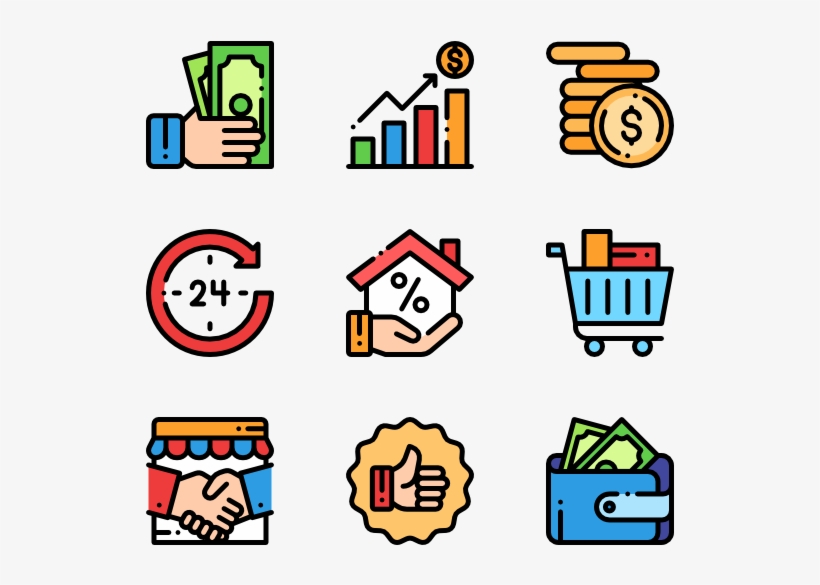 Sales 50 Icons - Stock Illustration - Free Transparent PNG Download ...