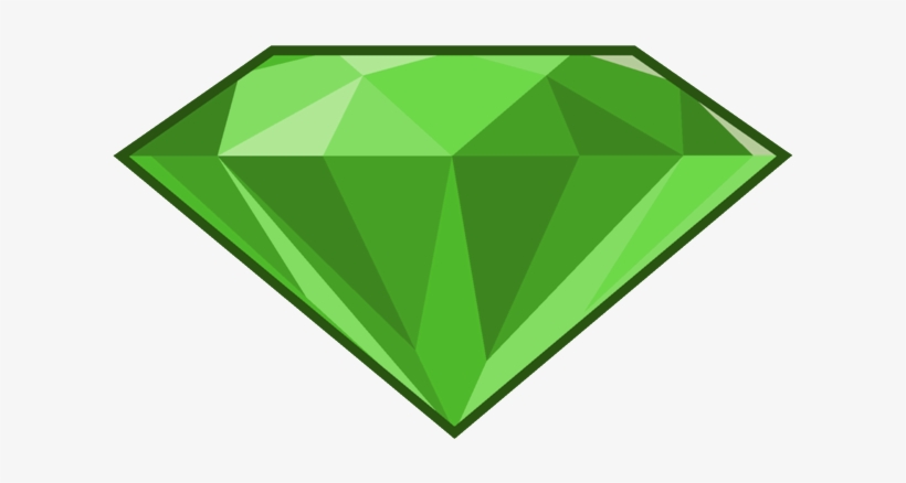 Emerald Stone Png Transparent Images - Bfdi Green Ruby - Free ...