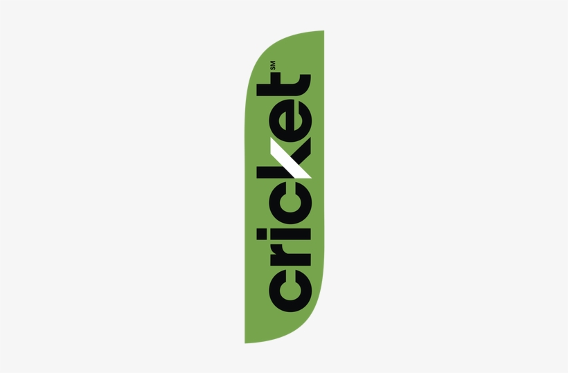 Cricket Wireless Green 5ft Feather Flag With New Logo - $40 Refill Card ...