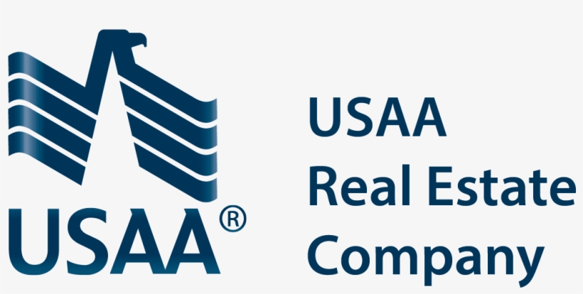 Usaa Realco Logo Gradient Blue Side Stacked - Usaa Insurance Logo Png ...