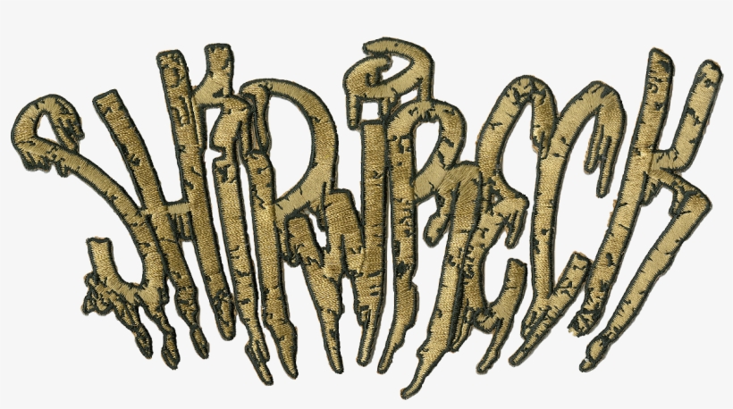 Shipwreck Ad "logo" Embroidered Patch - Calligraphy - Free Transparent ...