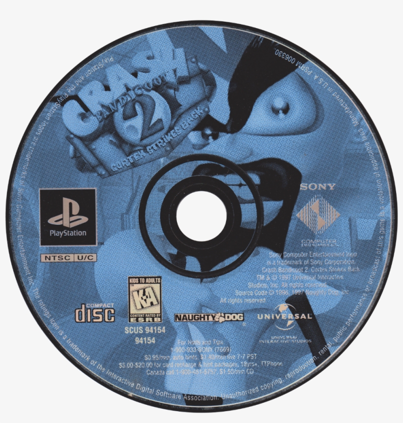 Crash Bandicoot - Crash Bandicoot 2 Cortex Strikes - Free Transparent ...