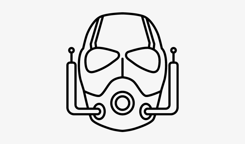 Ant Man Vector - Ant Man Face Drawing - Free Transparent PNG Download ...