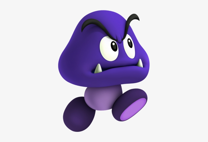 Purple Goomba - Goomba Mario - Free Transparent PNG Download - PNGkey