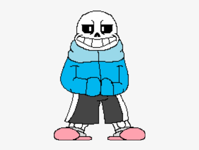 I Tried Making A Stylized Sans Sprite - Cartoon - Free Transparent PNG ...