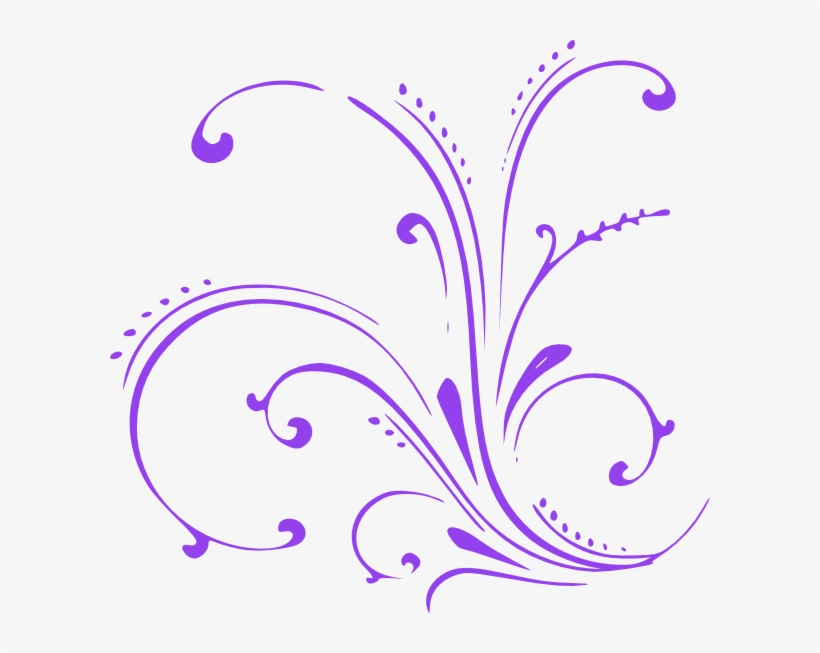 Purple Butterfly Scroll Clip Art - Free Transparent PNG Download - PNGkey