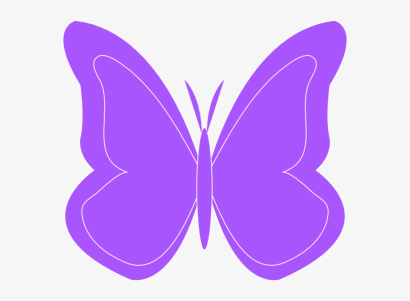 Purple Butterfly Clipart - Pink And Purple Butterfly Clipart - Free ...