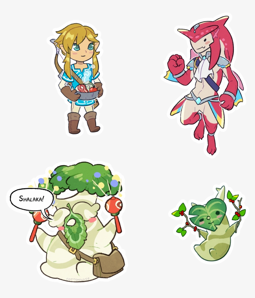Breath Of The Wild Stickers - Botw Stickers - Free Transparent PNG ...