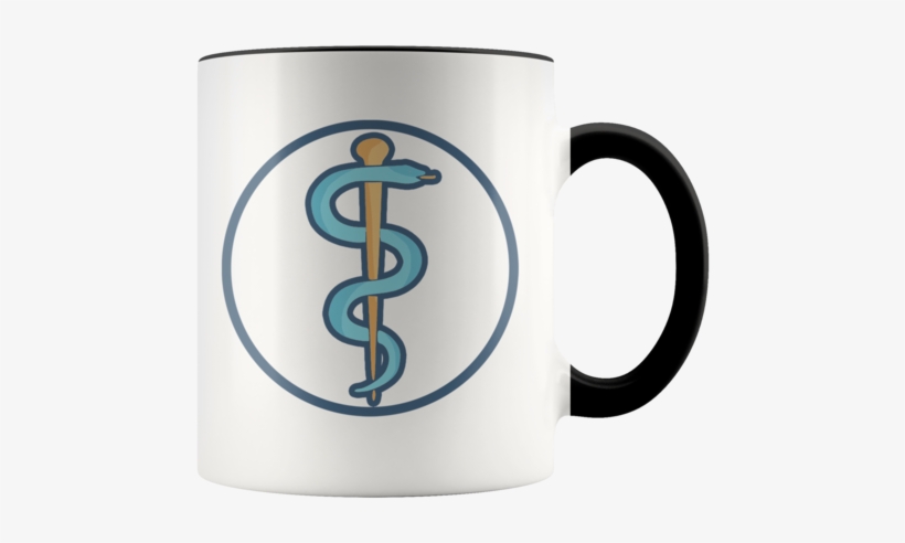 Rod Of Asclepius Ancient Greek Spiritual Symbol 11oz - Mug - Free ...