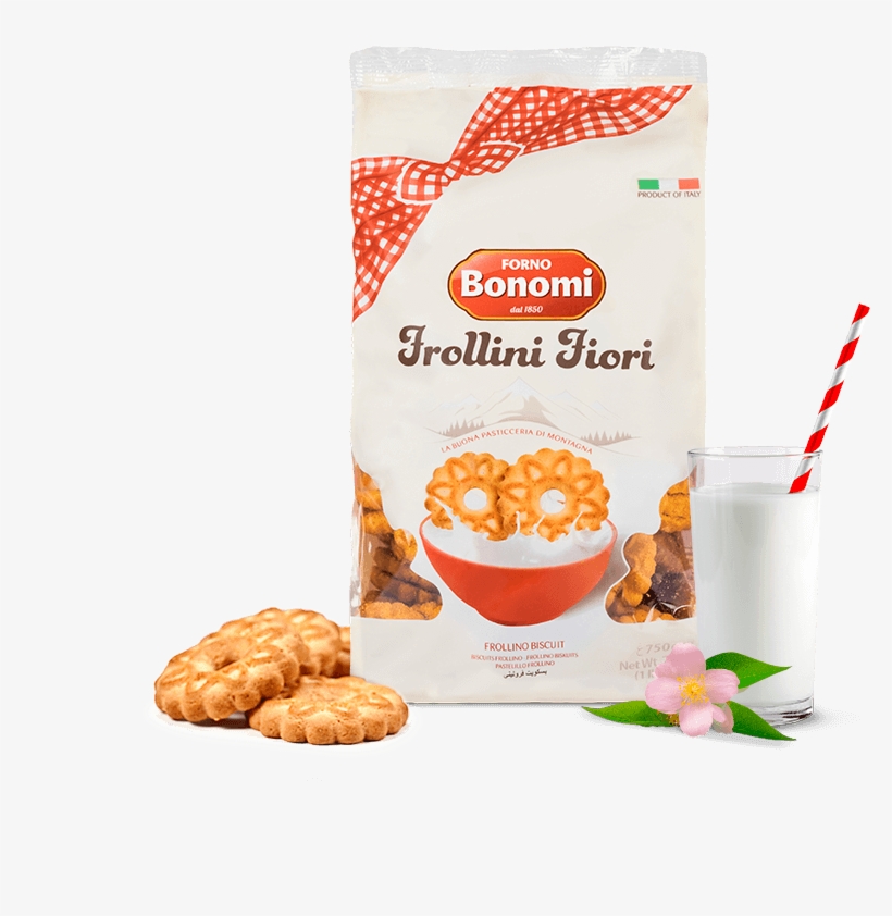 Frollini Biscuits - Fiori - Forno Bonomi - Free Transparent PNG ...