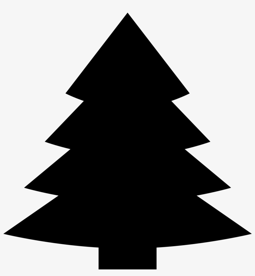 Open - Pine Tree Outline Simple - Free Transparent PNG Download - PNGkey