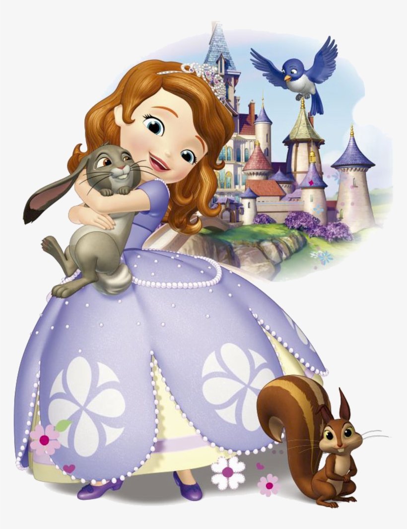 Sofiacastlescene - Sofia The First With Clover - Free Transparent PNG ...