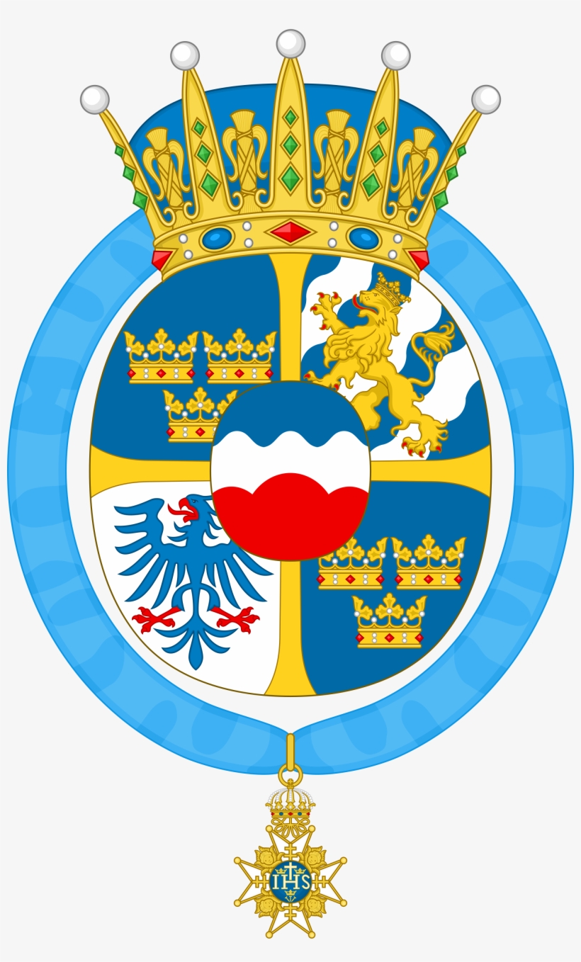 Open - Coat Of Arms Royal Order Of The Seraphim - Free Transparent PNG ...