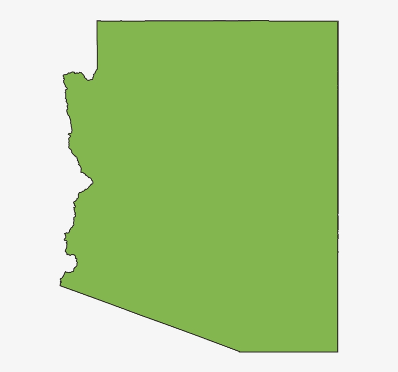 Arizona State Outline - Free Transparent PNG Download - PNGkey