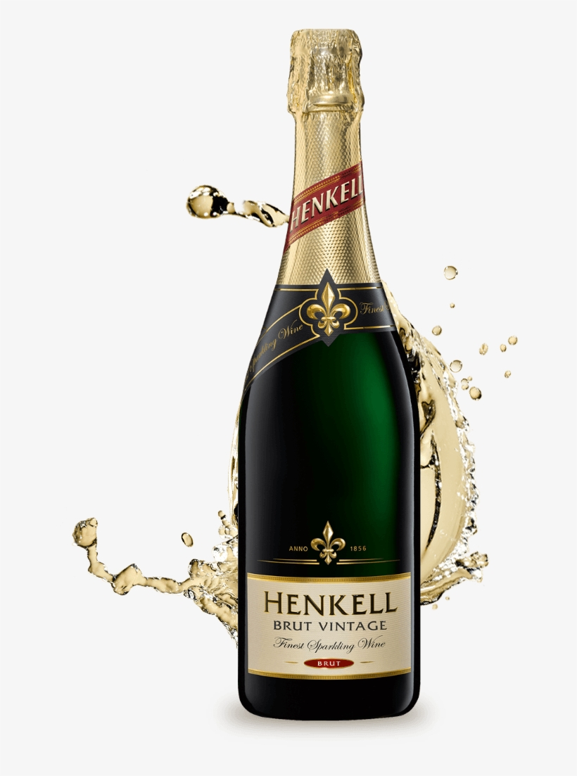 Henkell Brut Vintage - Henkell Trocken Dry Sec - Free Transparent PNG ...