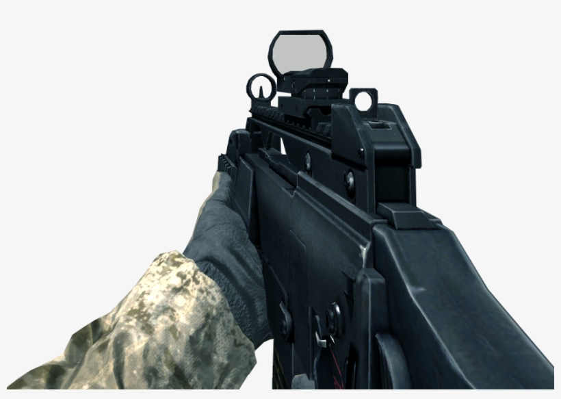 G36c Red Dot Sight Cod4 - Cod4 G36c - Free Transparent PNG Download ...