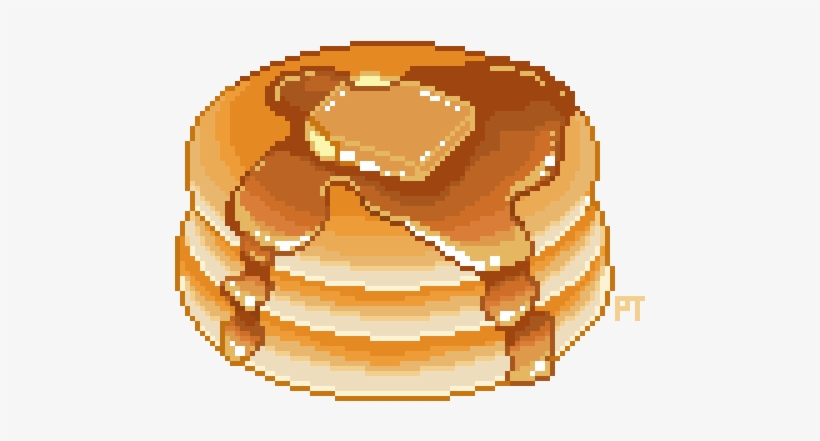 Transparent Pancakes - Pixel Art Food Png - Free Transparent PNG Download - PNGkey