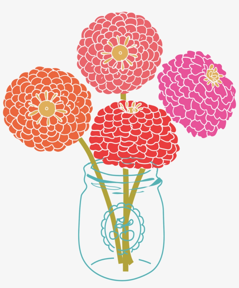 Floral Modern Flower Clipart Kid - Modern Clip Art - Free Transparent ...