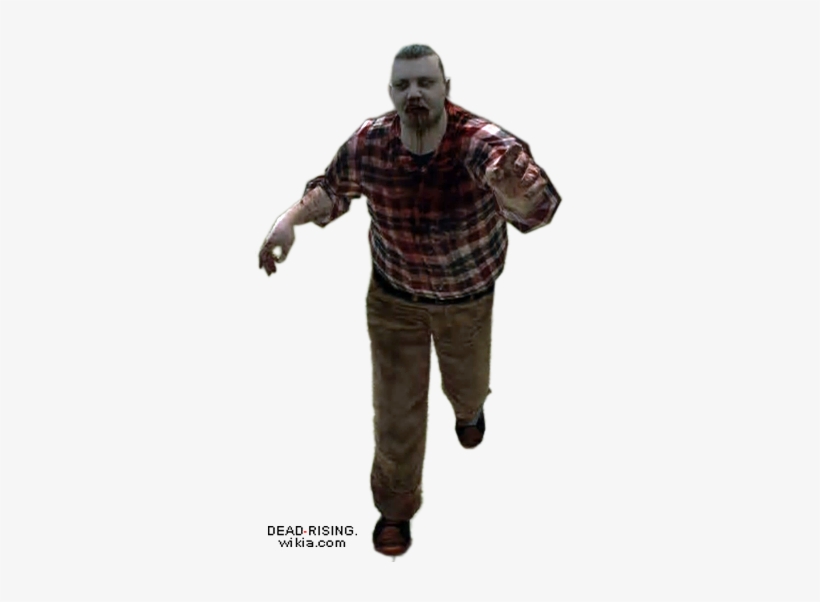 Dead Rising Zombie Man Fat Plaid Shirt - Dead Rising Zombie Png - Free ...