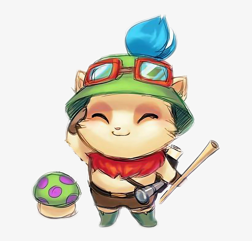 Teemo Lol Teemo Lol Leagueoflegends - Teemo Chibi - Free Transparent ...