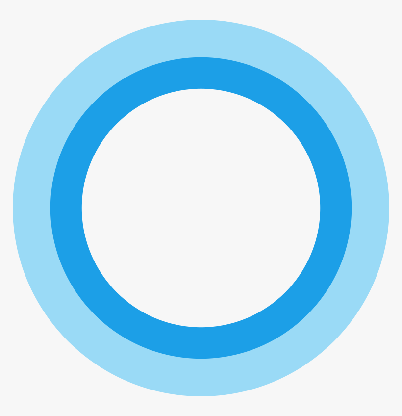 Cortana - Blue Circle - Free Transparent PNG Download - PNGkey