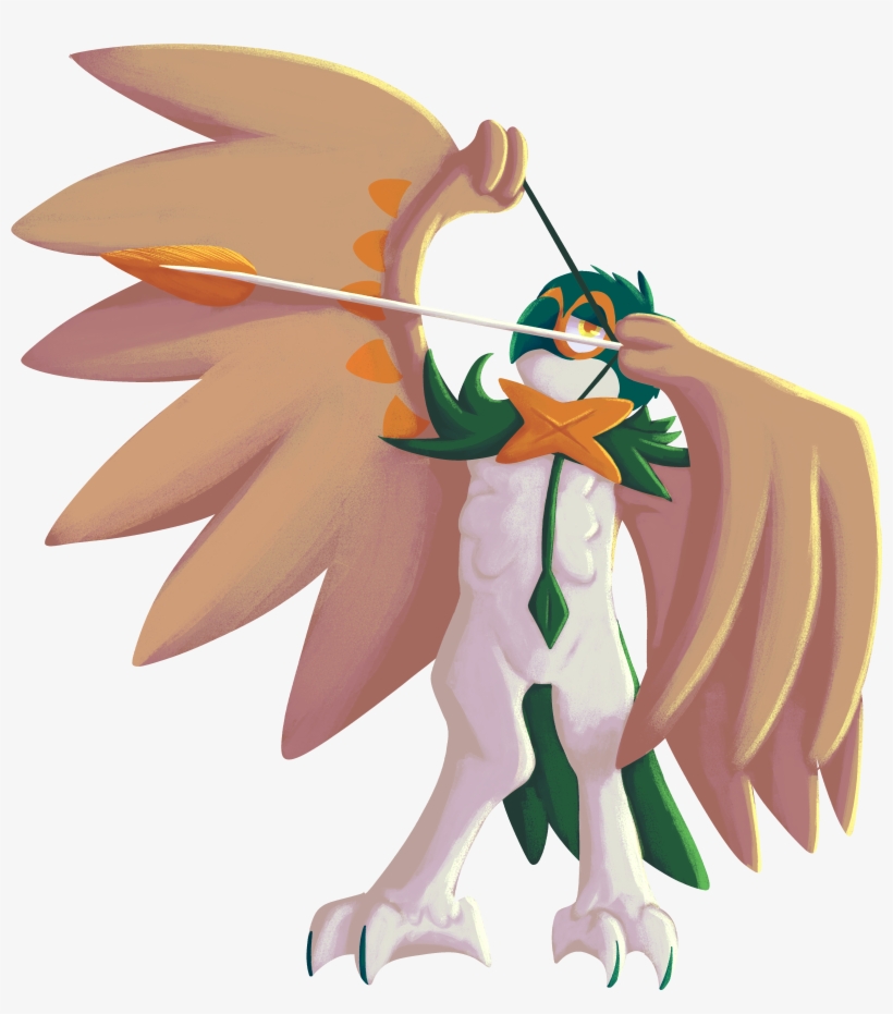 Decidueye - Illustration - Free Transparent PNG Download - PNGkey