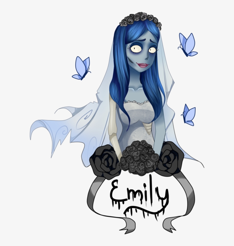 Drawing Halloween Corpse Bride - Corpse Bride Emily Transparent - Free ...