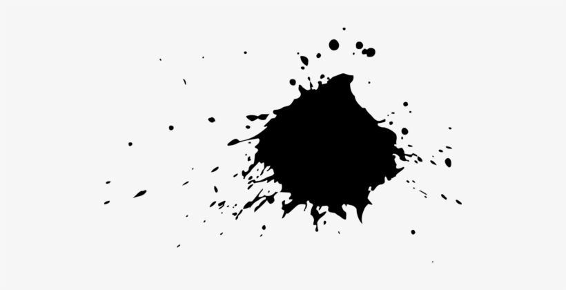 Computer Icons Download Painting Monochrome - Splat Png - Free ...