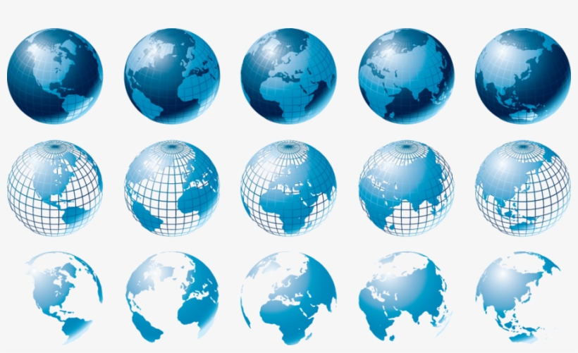 Globe - Earth Vector Free Download - Free Transparent PNG Download - PNGkey