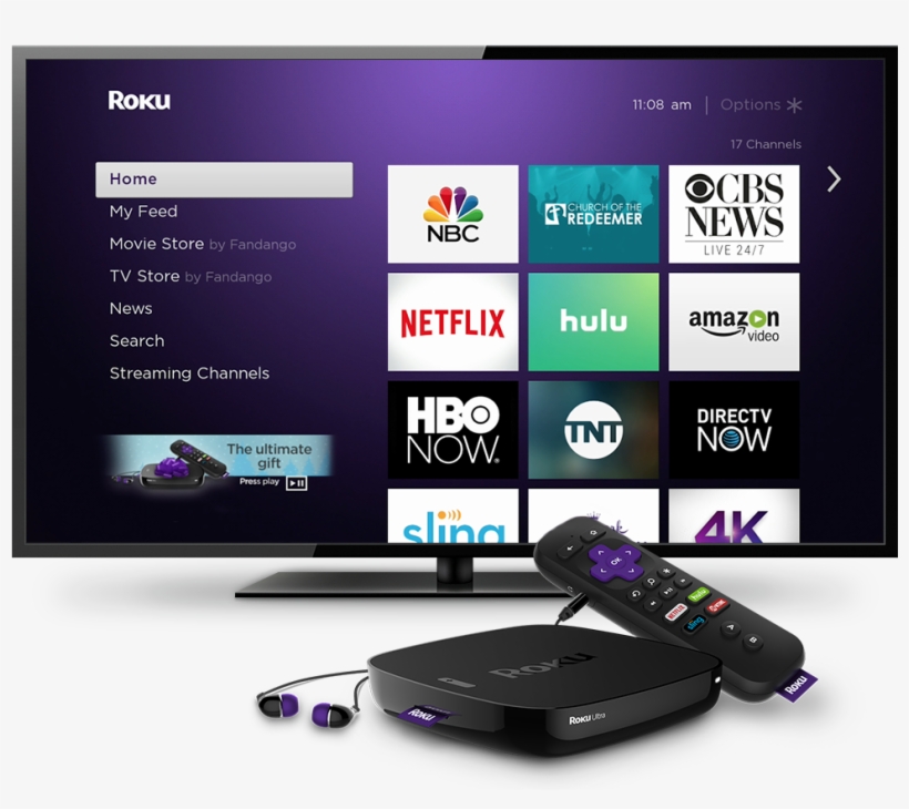 Mycor Tv Roku Main - Roku Ultra Streaming Player - Free Transparent PNG ...