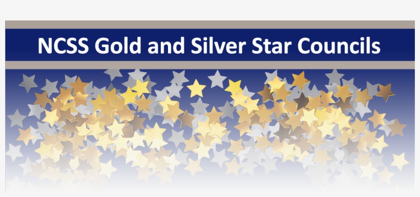 Gold And Silver Star Application - Graphic Design - Free Transparent ...
