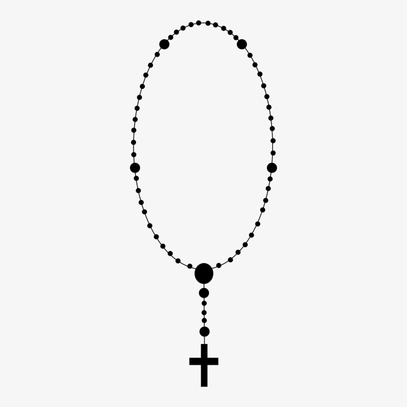 File - Rosary - Svg - Wikimedia Commons Vector Free - Rosary Beads Clip ...