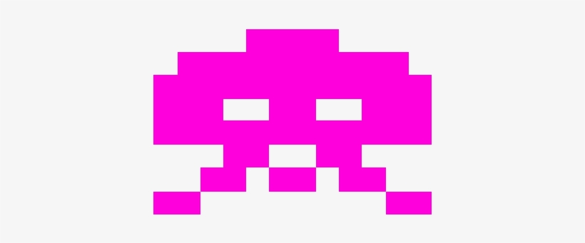 Aka, Large Invader - Space Invaders Pixel Grid - Free Transparent PNG ...