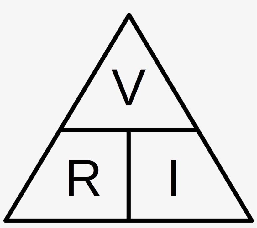 File - Triangulo-ohm - Triangulo Ley De Ohm - Free Transparent PNG ...