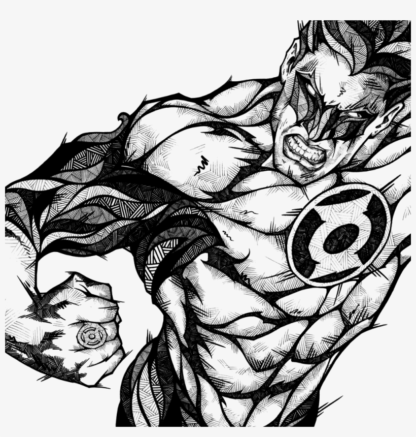 Original Drawings - Dc Comics Black And White - Free Transparent PNG ...