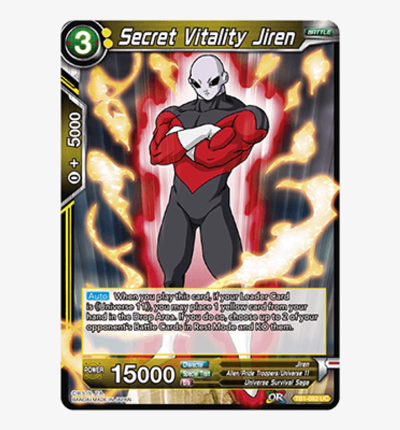 Dragon Ball Super Tcg Jiren - Free Transparent PNG Download - PNGkey