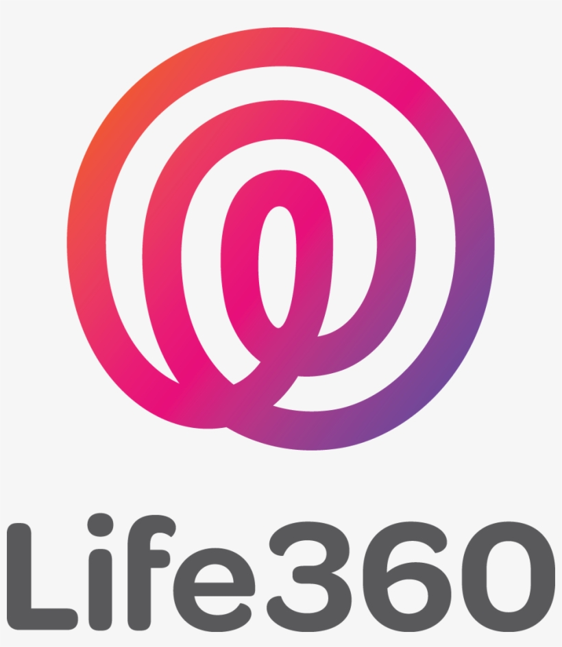 Life360 Logo Vertical Gradient Cmyk - Life 360 App - Free Transparent ...