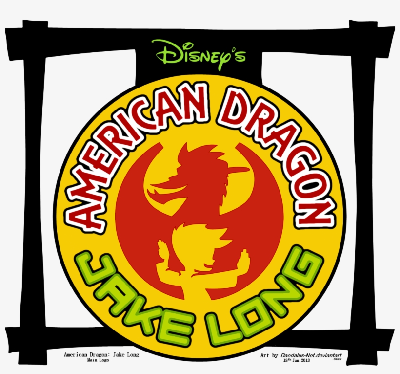 Adjl Main Logo - American Dragon: Jake Long - Free Transparent PNG ...