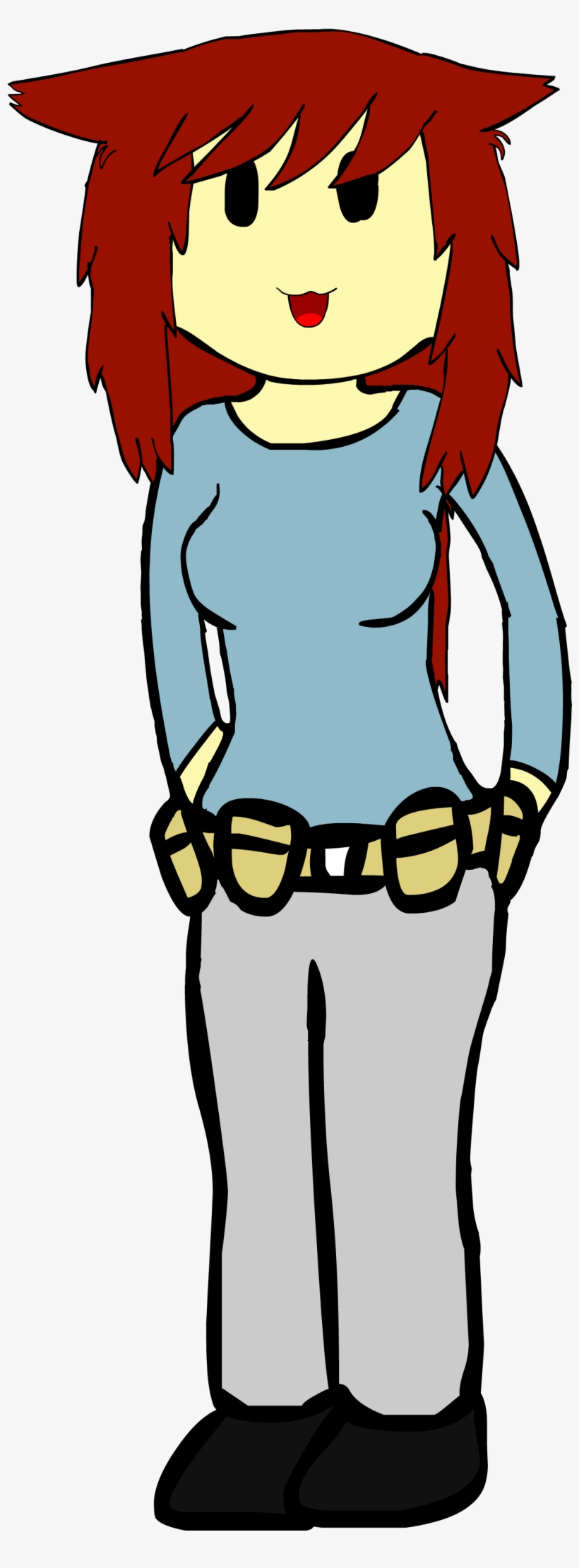 Claire From Dayz Life - Cartoon - Free Transparent PNG Download - PNGkey