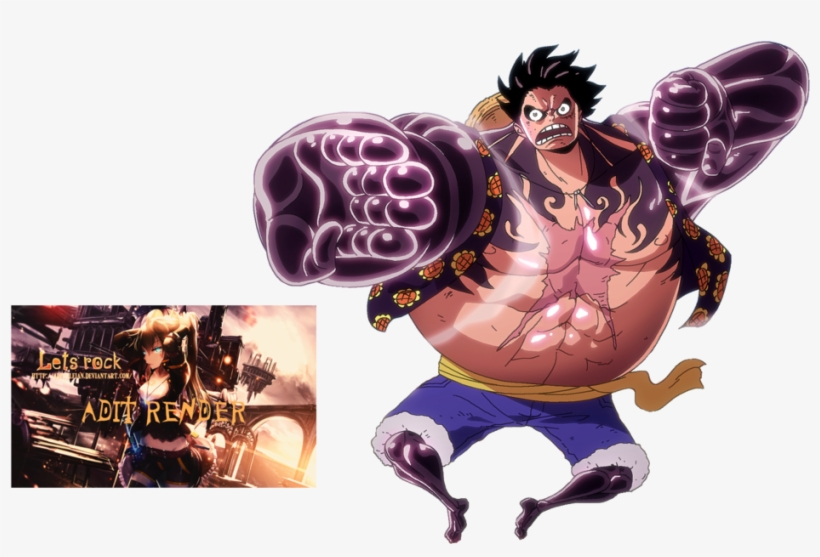 Related - One Piece Luffy Bounce Man - Free Transparent PNG Download ...