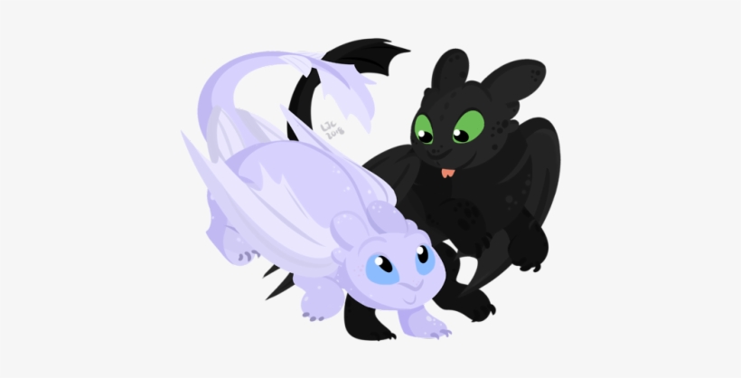 'toothless Has A Girlfriend ' - Cartoon - Free Transparent PNG Download ...