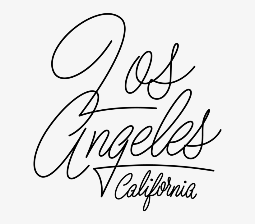 Los Angeles California - Los Angeles Typography Png - Free Transparent ...