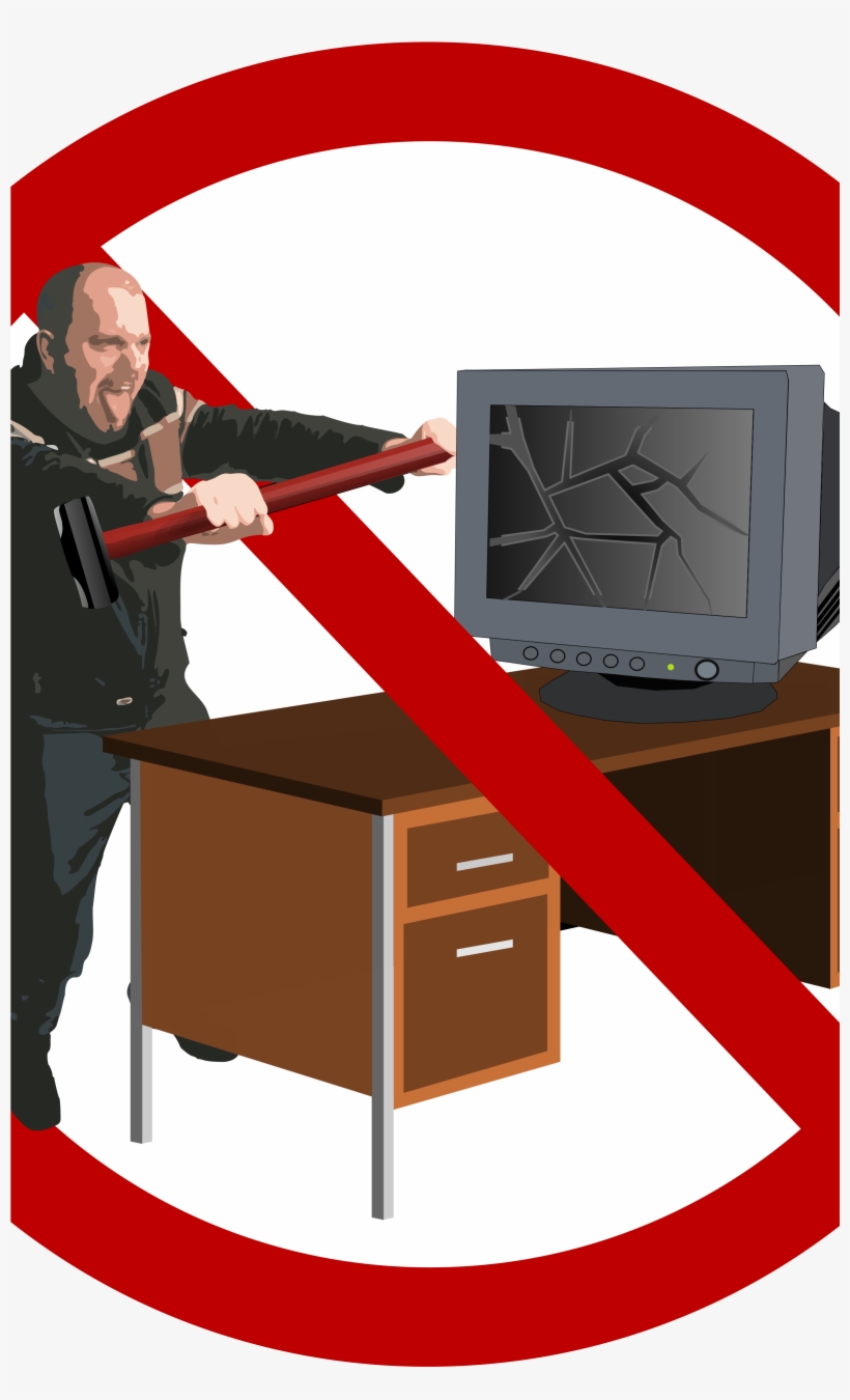 This Free Icons Png Design Of Computer Rage Forbidden - Free ...