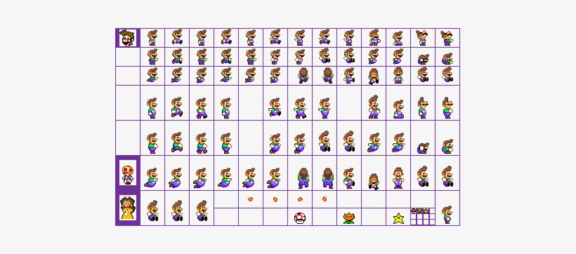 [ Img] - Mario Sprite Without Hat - Free Transparent PNG Download - PNGkey