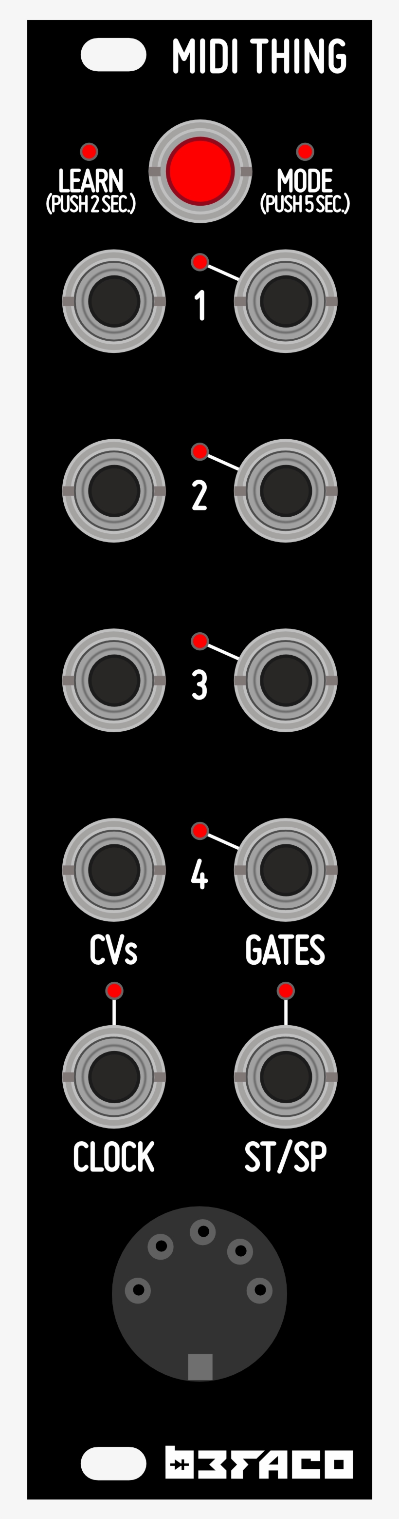 Befaco ' - Befaco Midi Thing - Free Transparent PNG Download - PNGkey