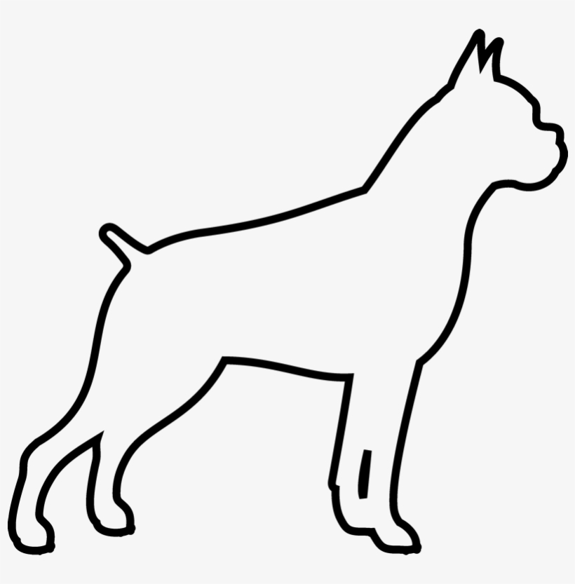 Boxer Rubber Stamp - Dog - Free Transparent PNG Download - PNGkey