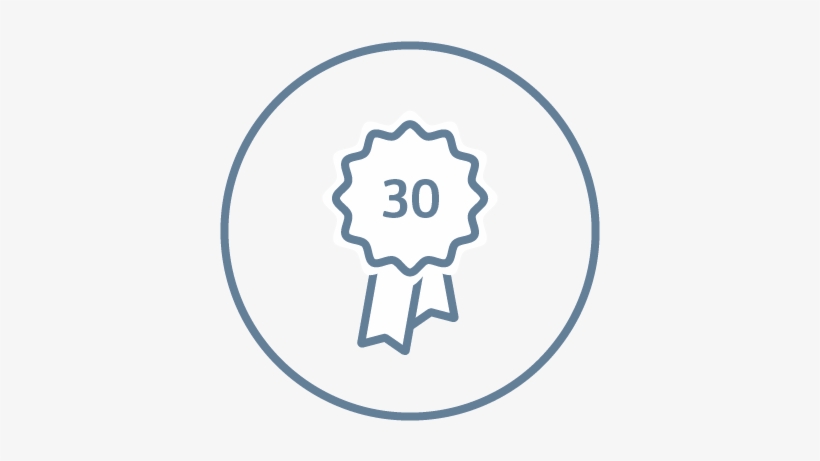 30 Years Of Experience - Years Of Experience Icon - Free Transparent ...