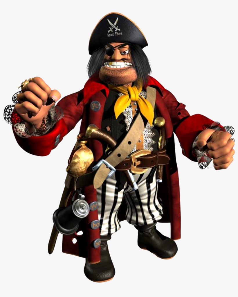 Captain Blackeye 03 - Banjo Kazooie Pirate - Free Transparent PNG ...
