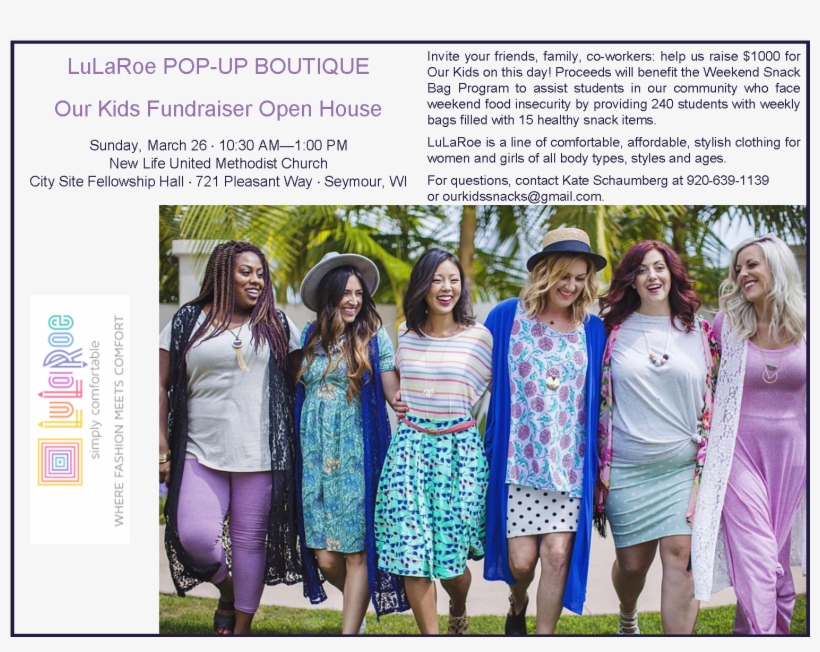 Lularoe Fundraiser For Our Kids Program - Free Transparent PNG Download ...