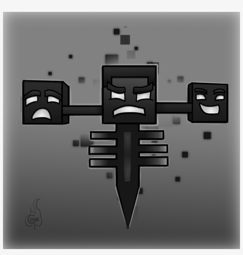 Pocket Edition Minecraft - Wither Minecraft - Free Transparent PNG ...